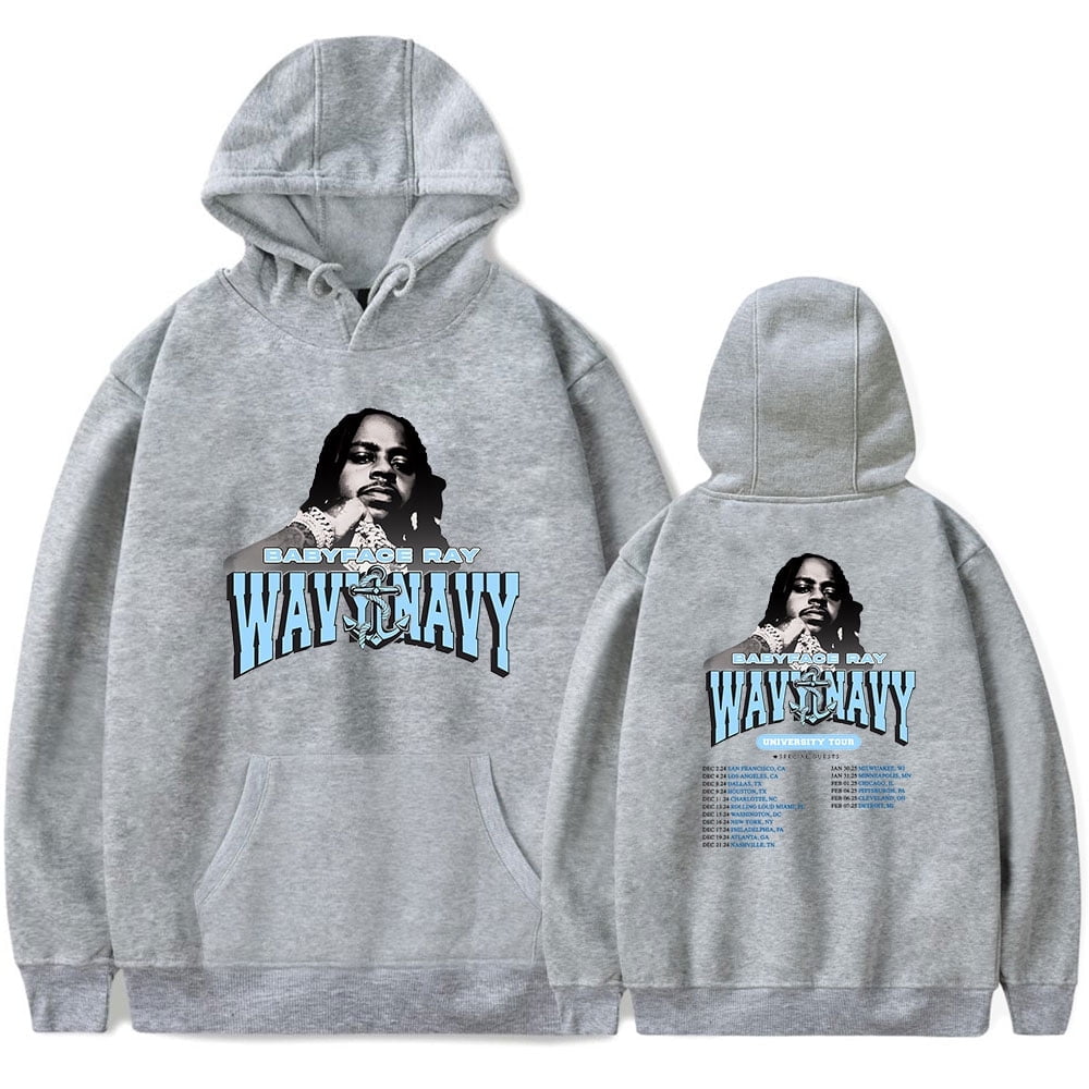 Babyface Ray Uniyersity Tour Hoodie Merch Women's Men's Fashion Long ...