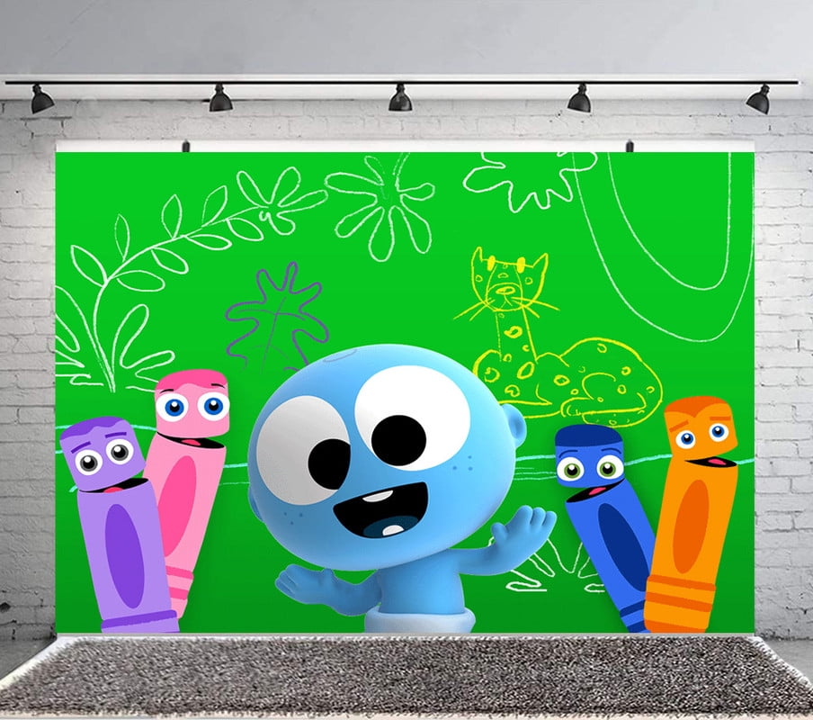 Babyfirst Color Crew Backdrop Banner Party Supplies Poster Movie Theme ...