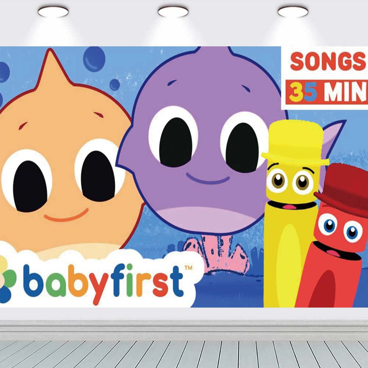 Babyfirst Color Crew school Backdrop Background Banner Taspestry Wall ...