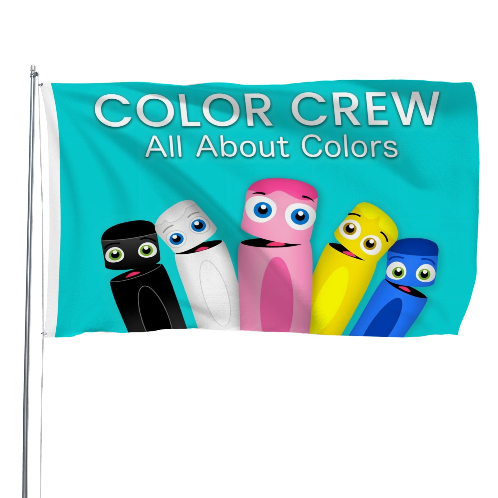 Babyfirst Color Crew-themed Printed Flag Perfect gift for fans, friends ...