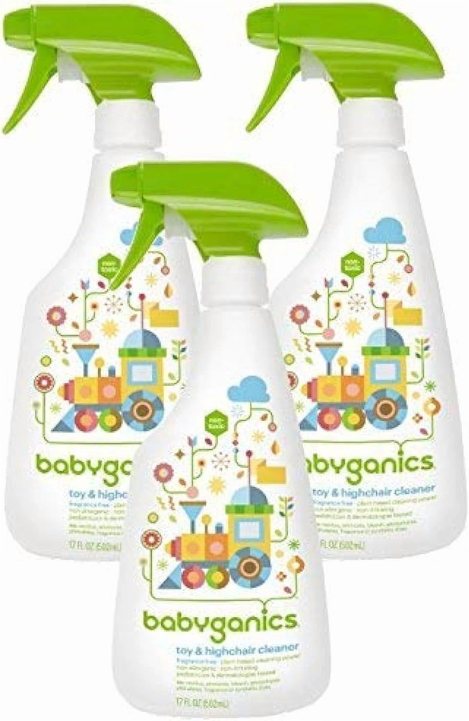 Babyganics Toy & Highchair Cleaner, Pack of 3, Fragrance-Free ...