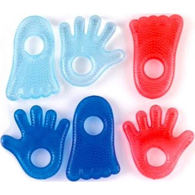 Babyking Water-Filled Hand and Foot Teethers, Assorted Colors, 1 Count ...
