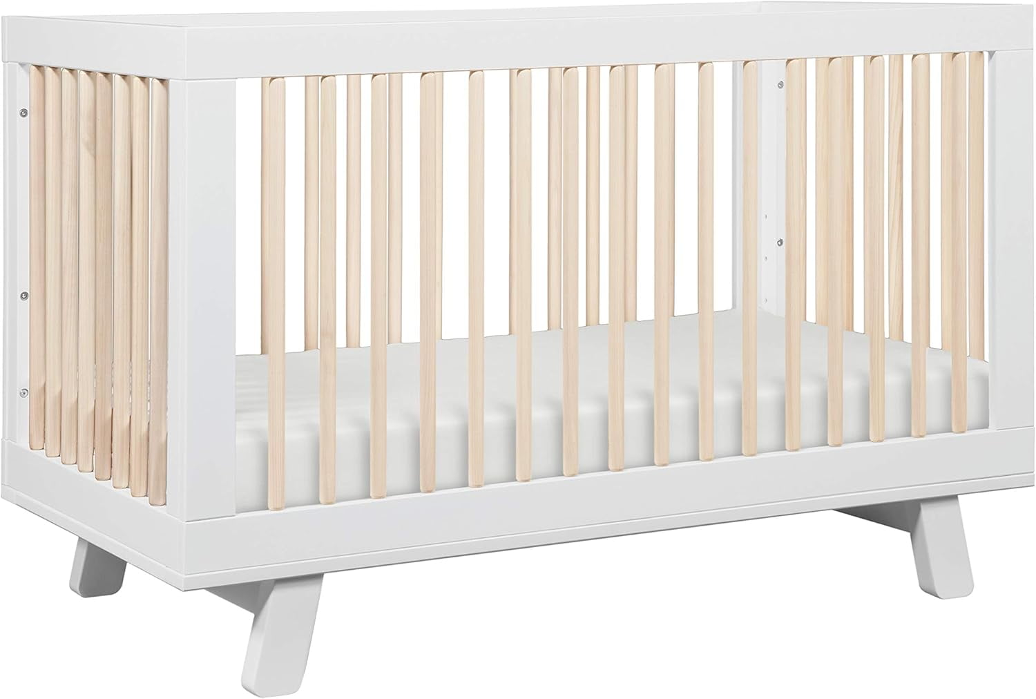 Babyletto Hudson 3-in-1 Convertible Baby Crib with Wooden Toddler Bed ...