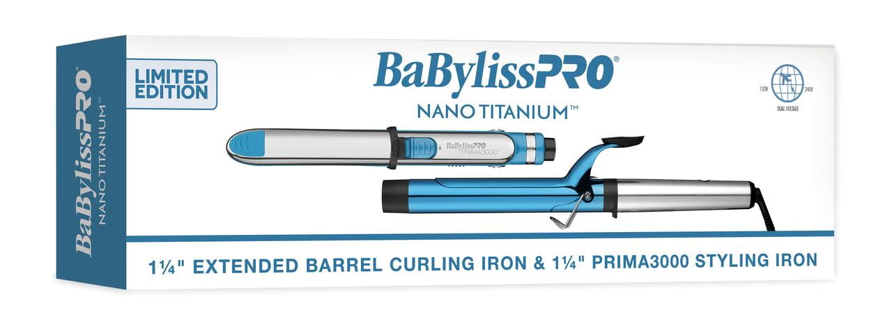 BabylissPRO Nano Titanium Styling Prepack - BNTW125XLUC & BNT3000TUC - Walmart.com