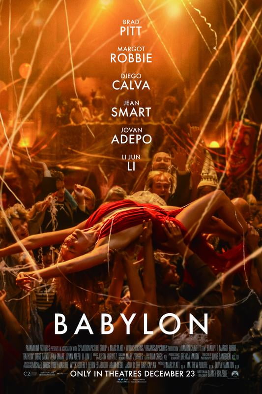 Babylon (2022) Movie Poster Gifts 12 x 18 inch(30cm x 46cm) Frameless ...