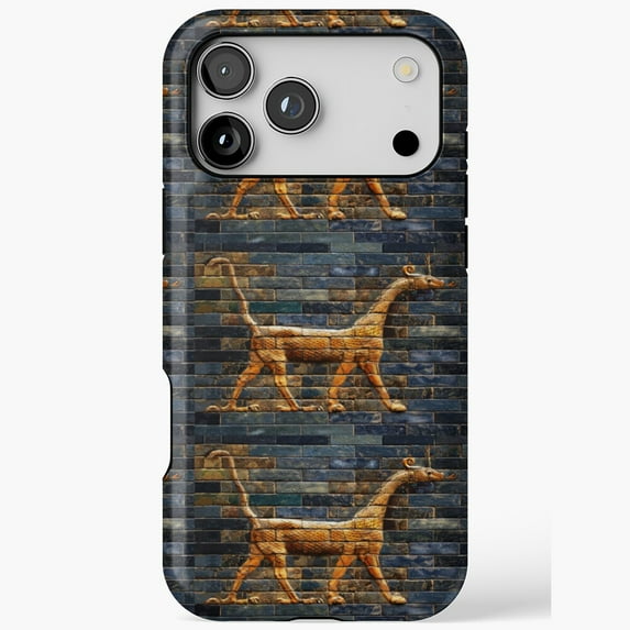 Babylonian Snake Dragon Antique Art iPhone Case 17 11 12 13 14 15 16 ...