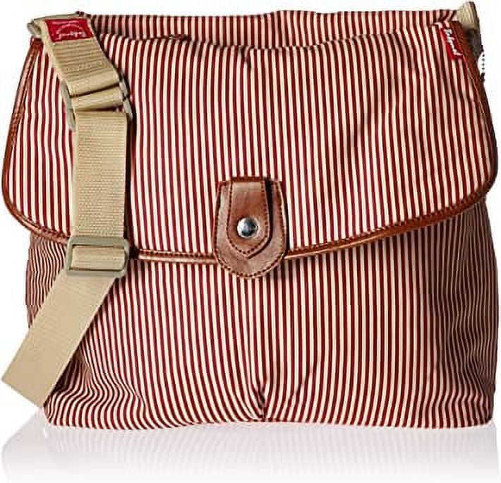 Babymel Satchel Crossbody Diaper Bag , Stripe Red - Walmart.com