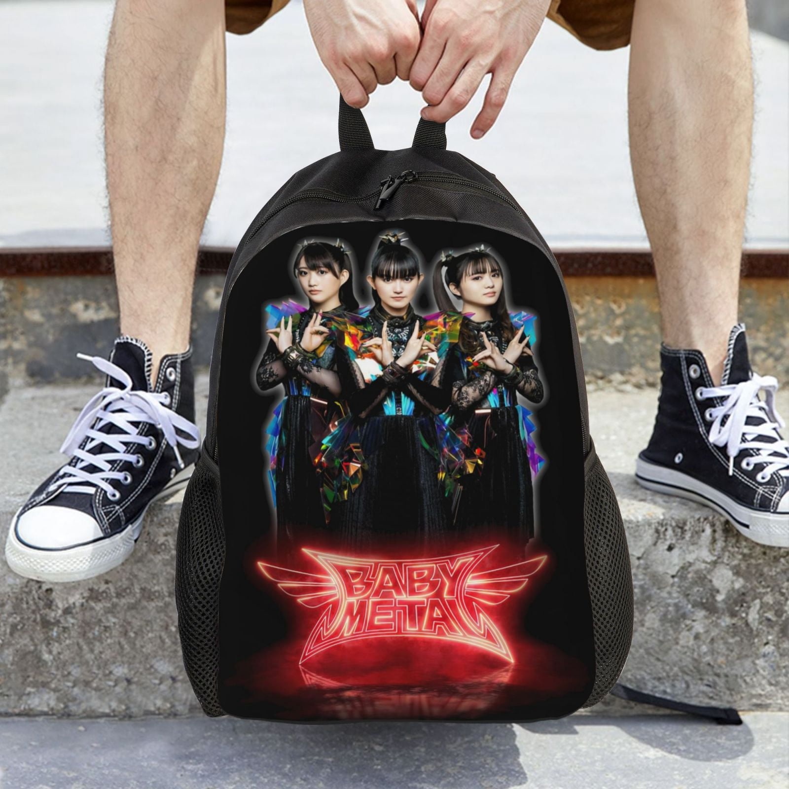 Babymetal Anime Backpack Travel Bag 3d Printing Casual Daypack ...