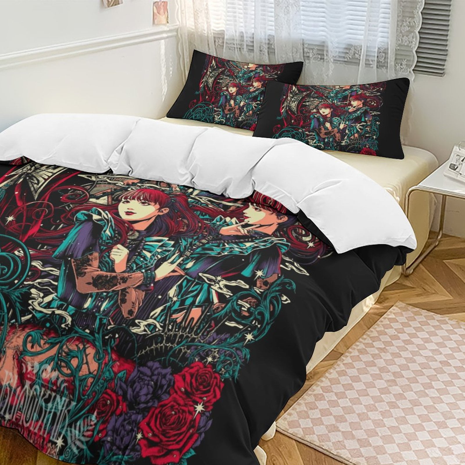Babymetal Anime Cartoon Bedding 3-Piece Set, 79 X 90 Inches, 1 Duvet ...