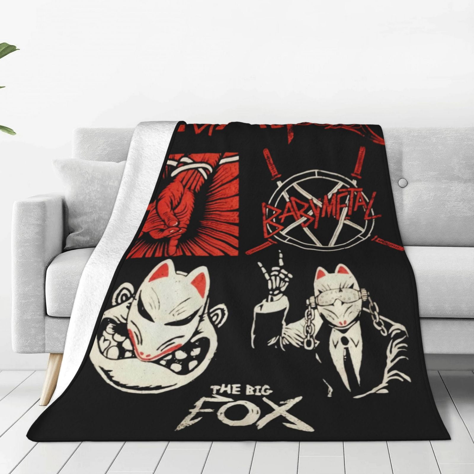 Babymetal Blanket For Men And Women, Super Soft And Fluffy Facecloth ...