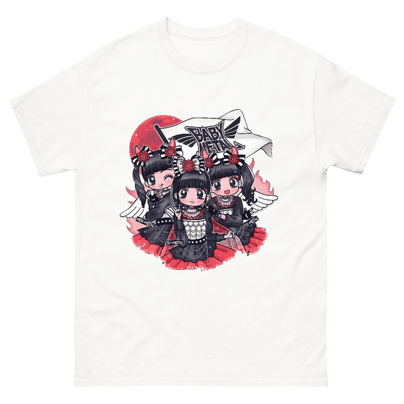 Babymetal Chibi Kawaii Cute Japanese Metal Band Art Unisex T-Shirt ...
