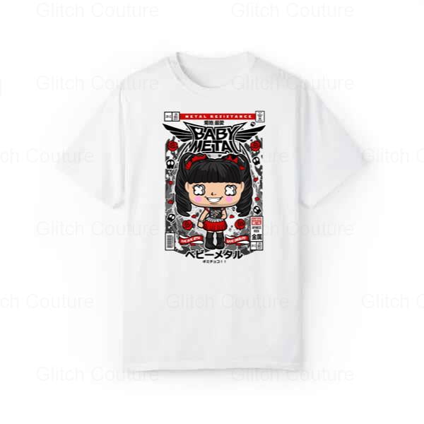 Babymetal Kawaii Rock Comfort Colors T Shirt Heavy Metal Comic Style ...