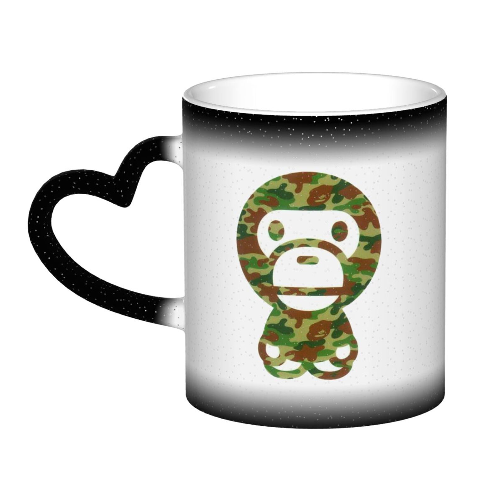 Babymilo Mug Color Changing Coffee Mug Ceramic Heat Sensitive Colour ...