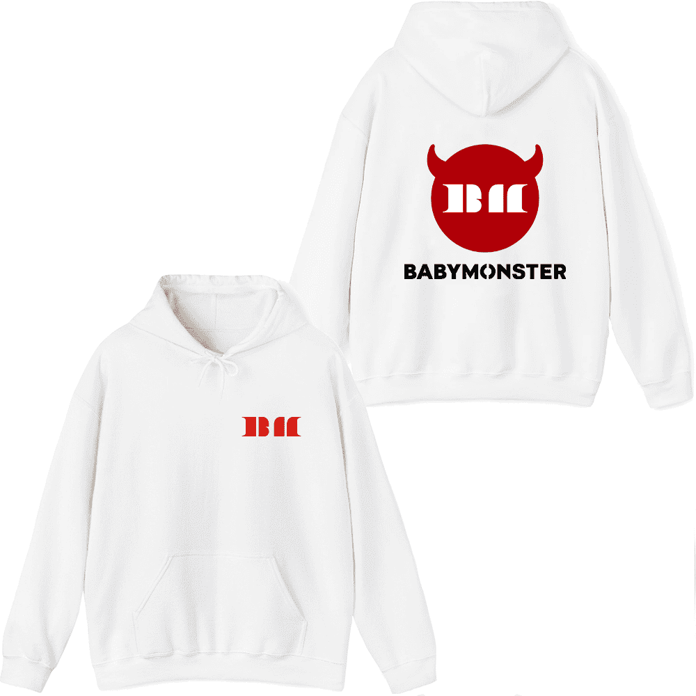 Babymonster Merch Hello Monsters Tour Hoodie Printed Hoodies Men Women ...