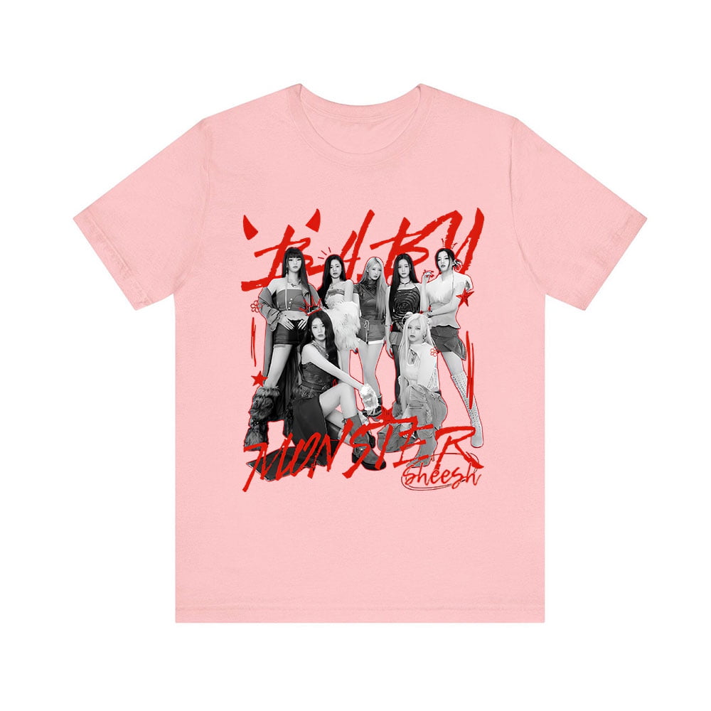 Babymonster Merch Sheesh illustration Tee Printed Shirt Men Women T ...