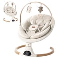 Babyomi Baby Swing with Auto Rocking, Adjustable Recline & Speed ...