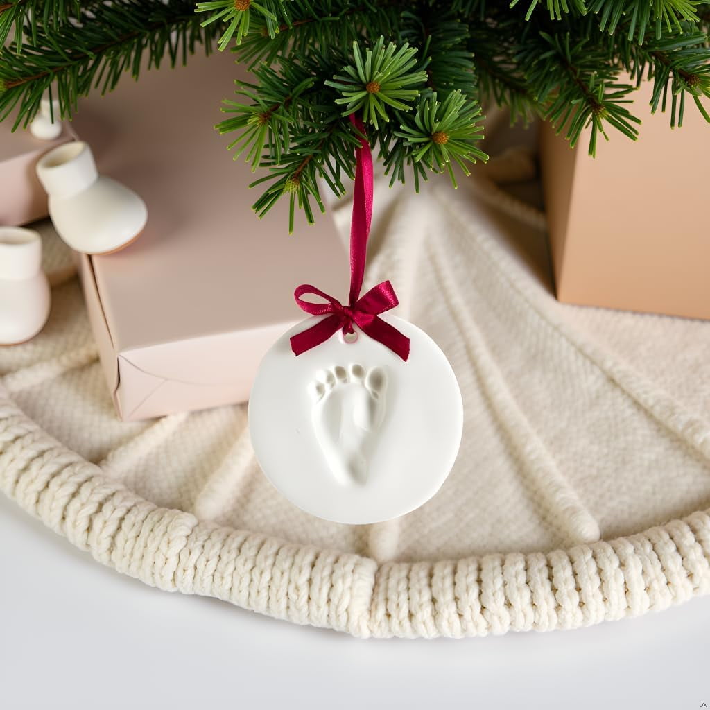 Babyprints Ornament, Baby's First Christmas Holiday Keepsake, Newborn ...