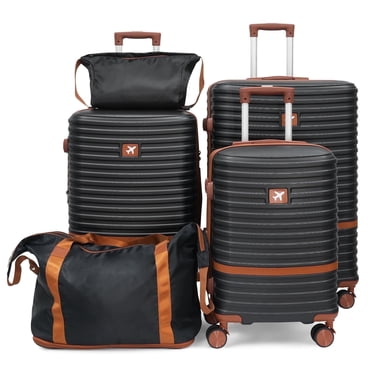 Travelhouse 4 Piece Hardshell Luggage Set Hardside Lightweight Suitcase ...