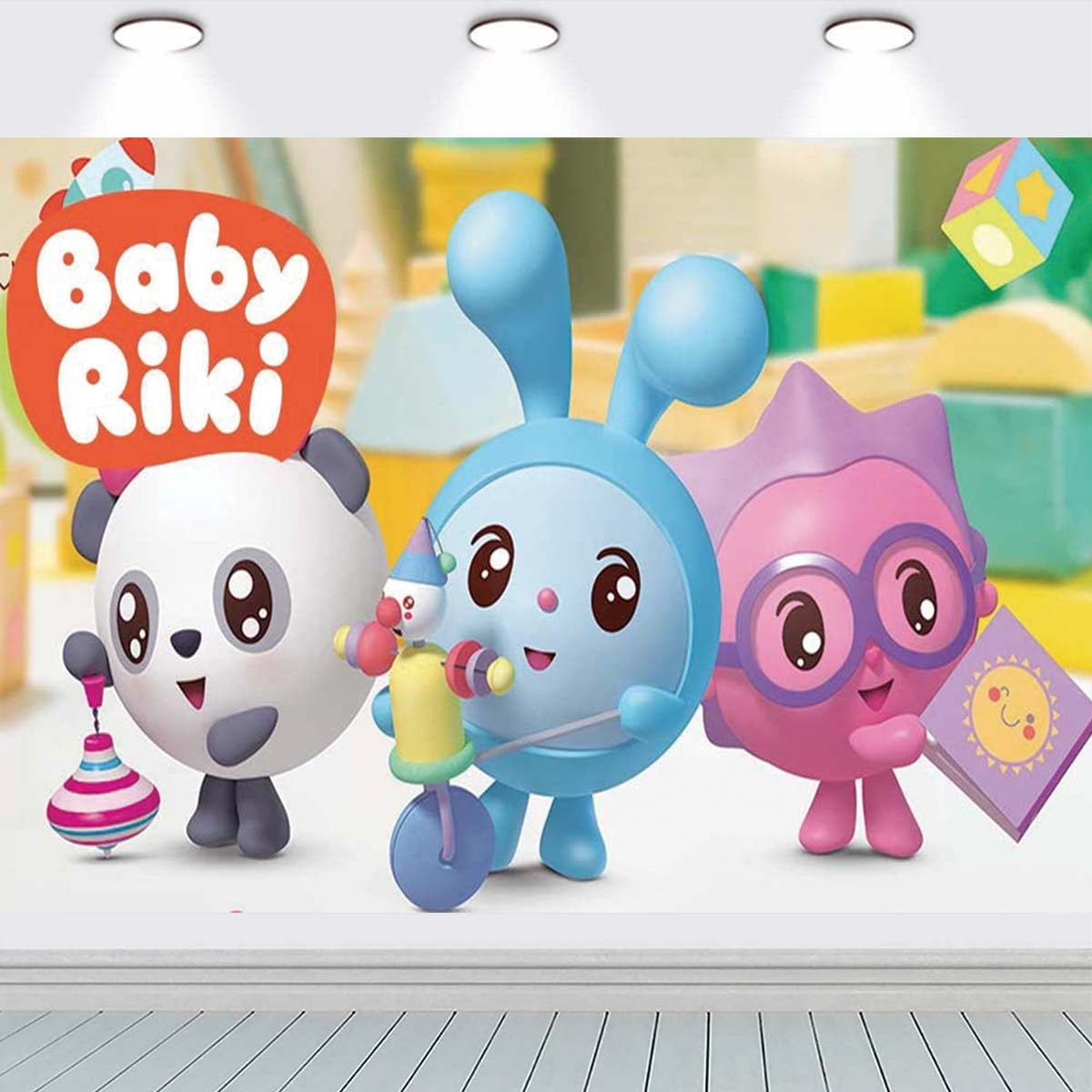 Babyriki Baby Riki school Backdrop Background Banner Taspestry Wall ...