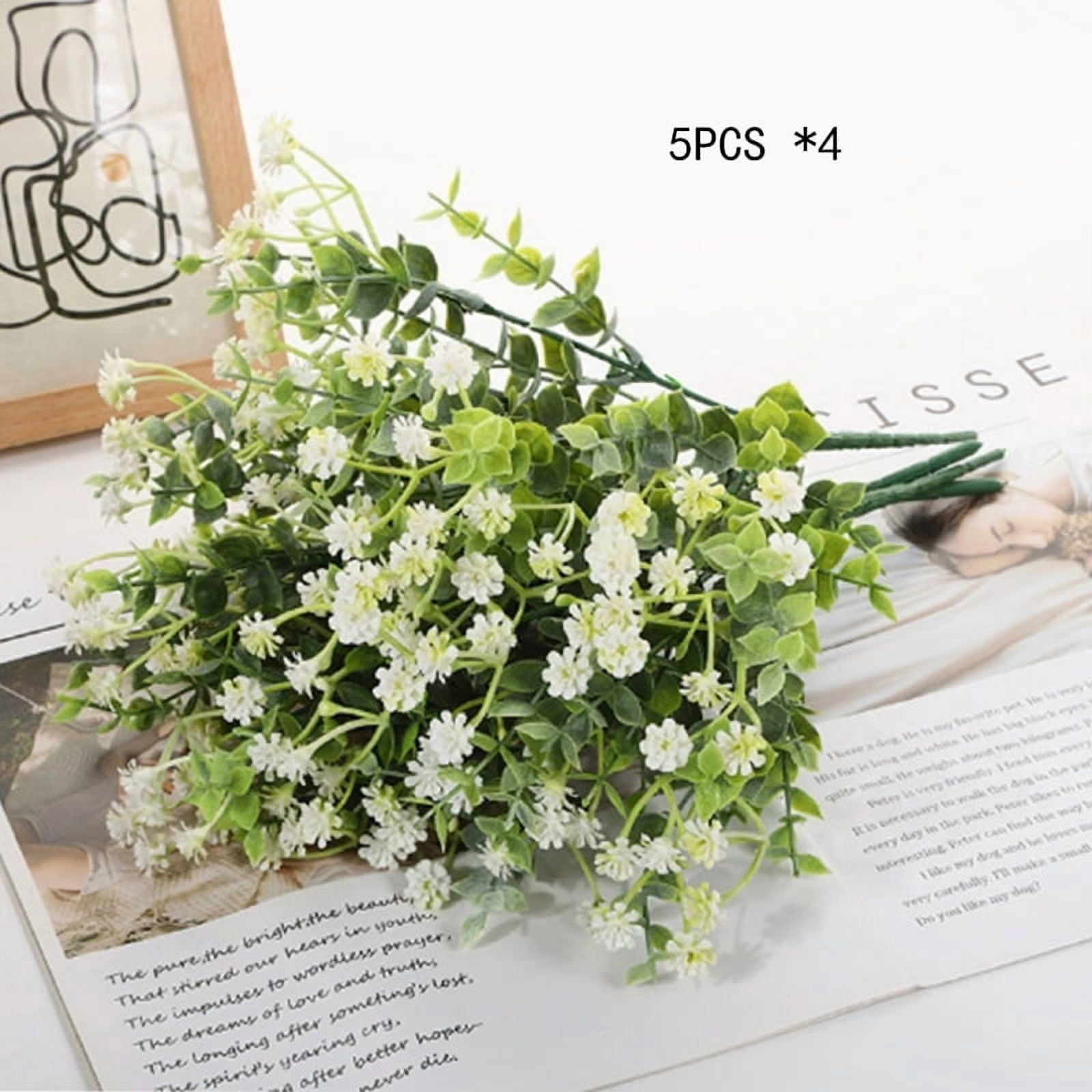 Babys Breath Real Looking Artificial Flowers, 20 Pcs Baby Breath ...