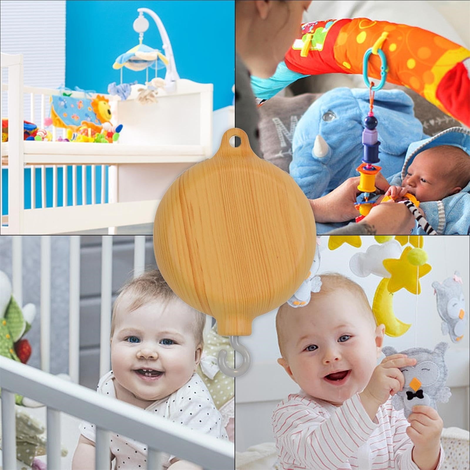 Babys Mobile Musical Toy Children's Musical Toy Baby Bed Mobile ...