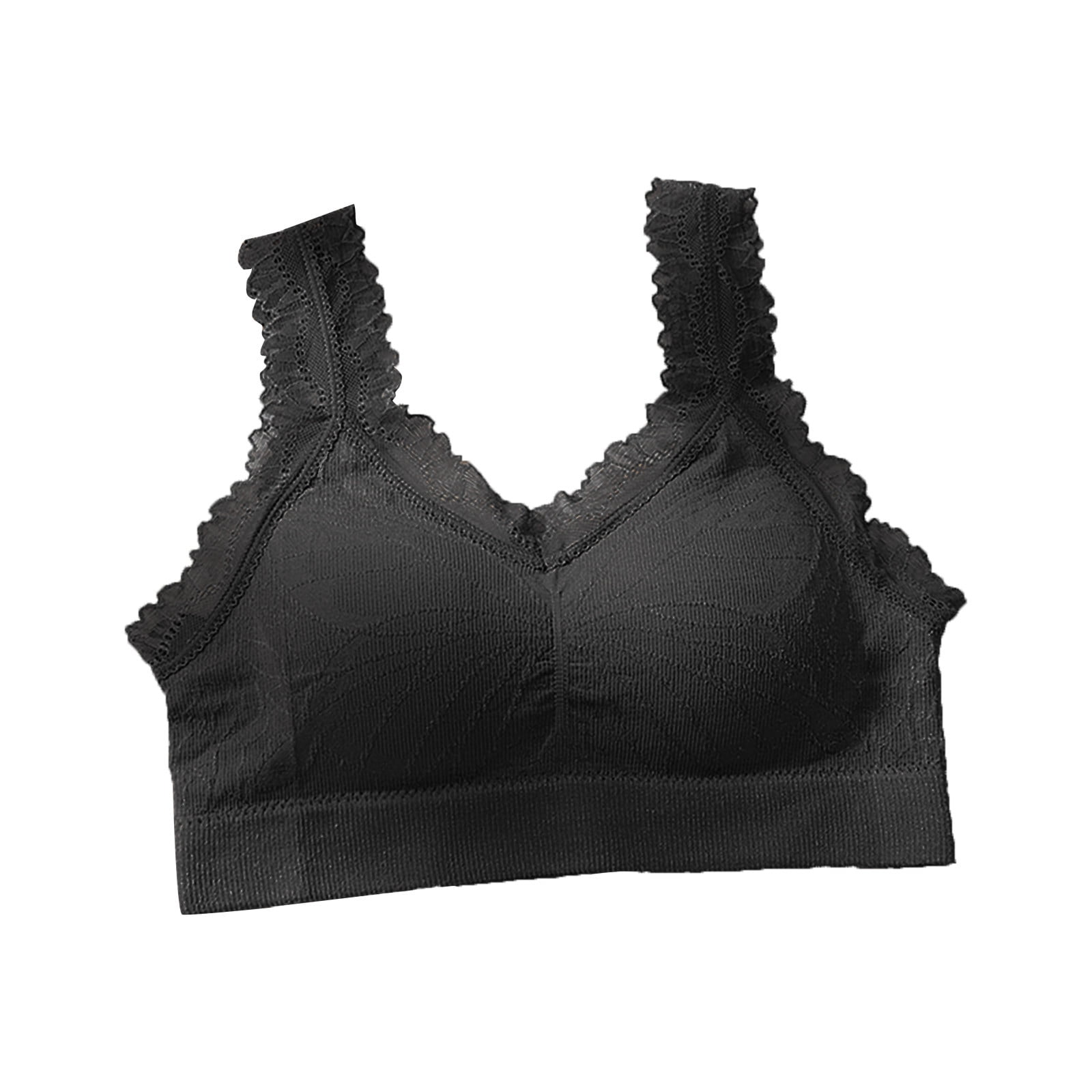 Babysbule Bras for Women Clearance Fashion Women Sexy Bra Solid Vest ...
