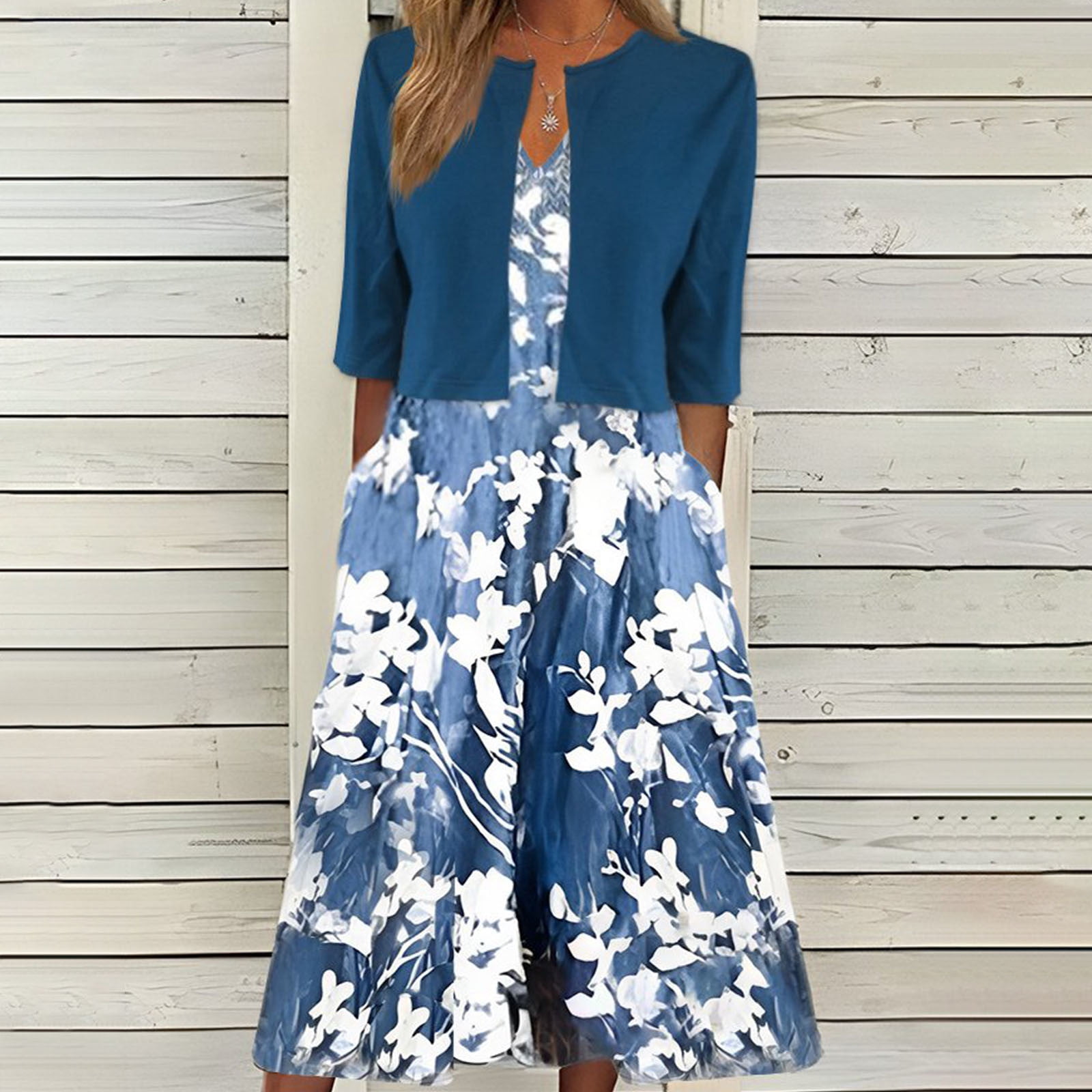 Babysbule Lounge Sets for Women Two-Piece Women's Summer Printed V-Neck ...