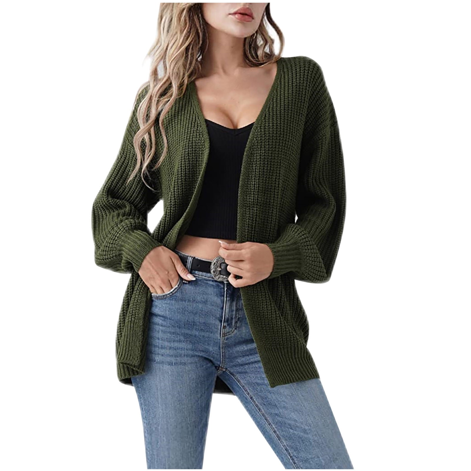 Babysbule Plus Size Womens Sweaters New Arrivals Women's Long Sleeve ...