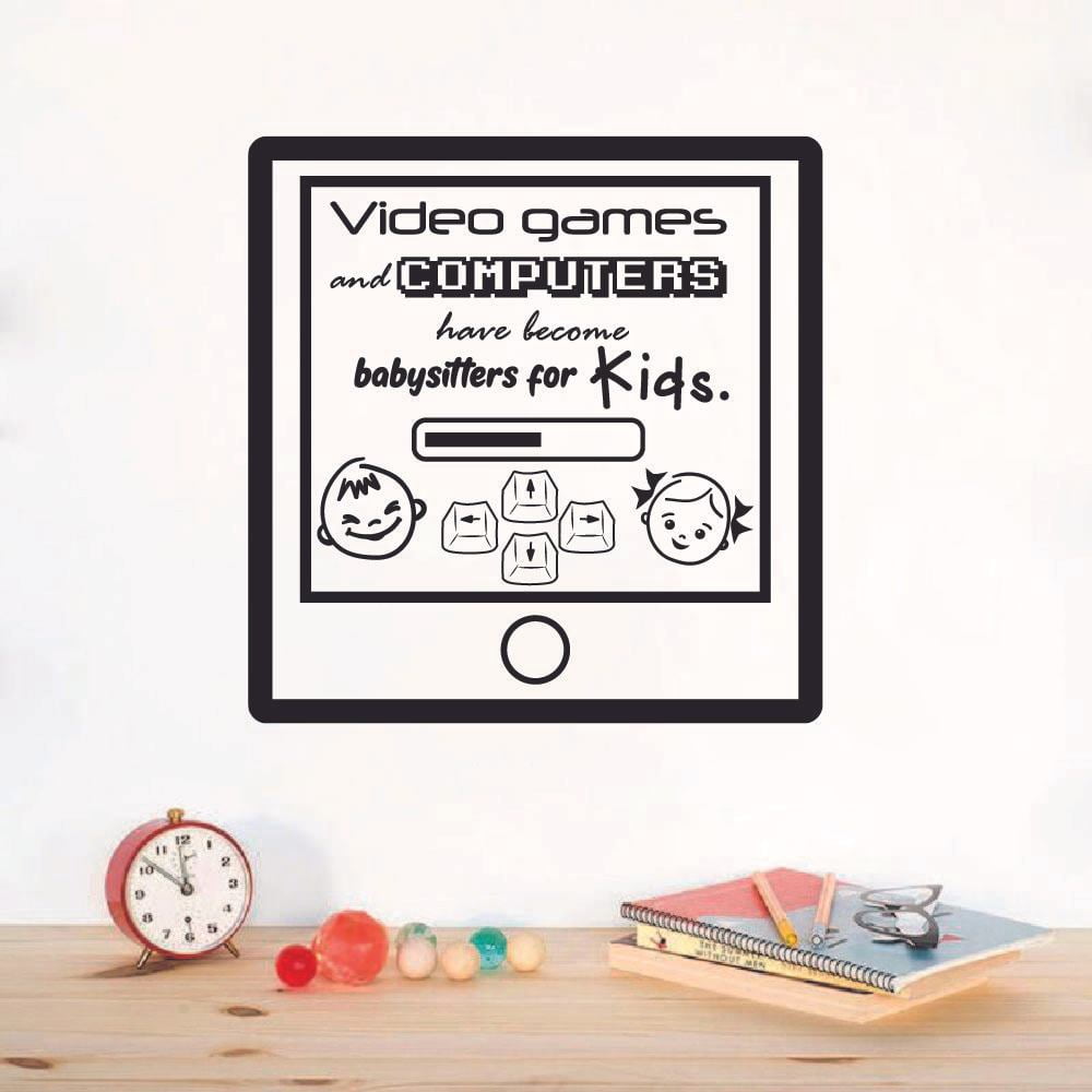 Babysitters for Kids Quote Video Game Games Gamers Quotes Wall Sticker ...