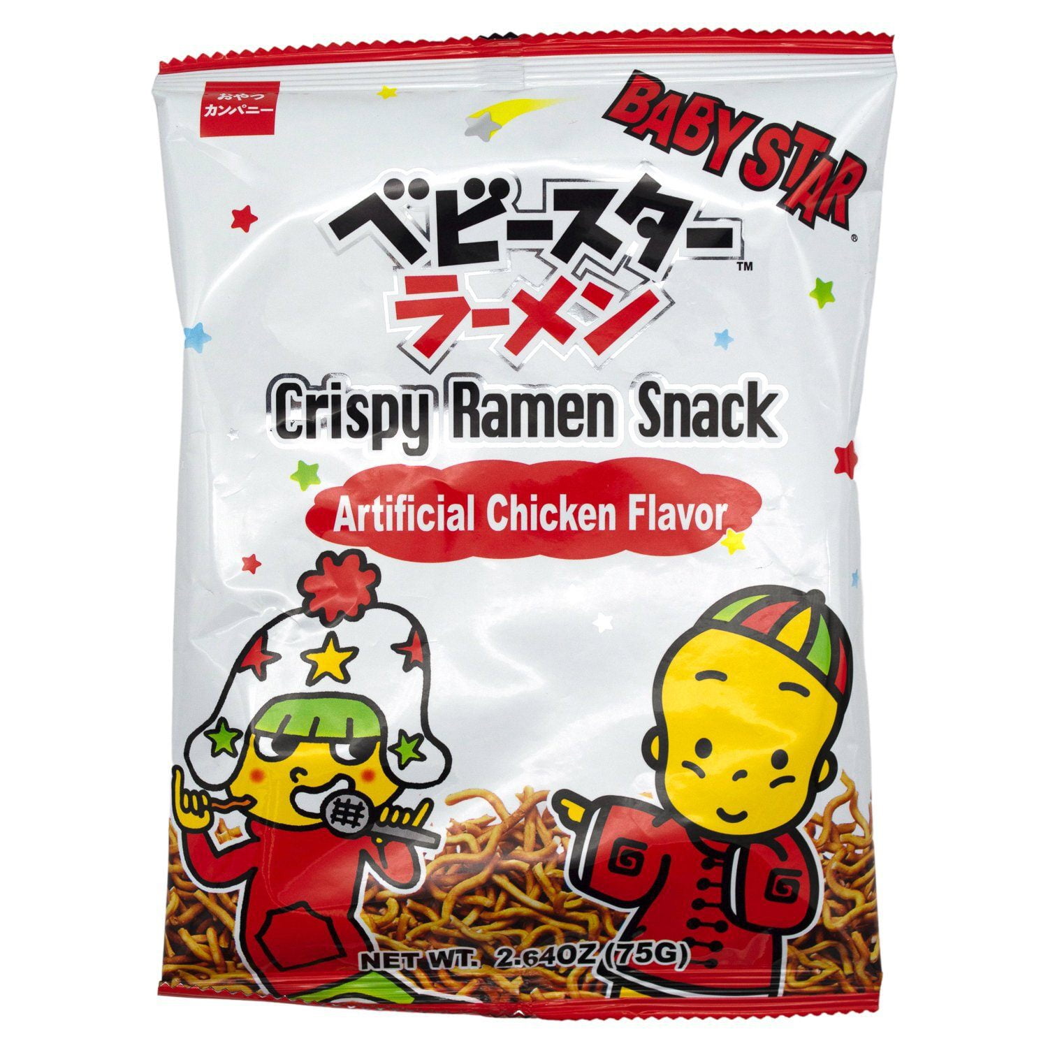 Babystar Crispy Japanese Style Ramen Snack Original Chicken Flavor, 2 ...