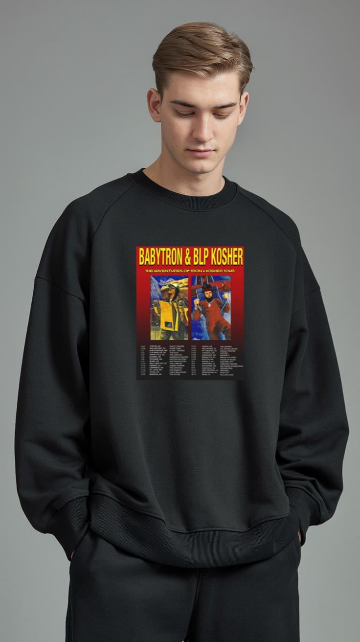 Babytron Blp Kosher Tron Kosher Tour Sweatshirt Rap Duo, for men ...