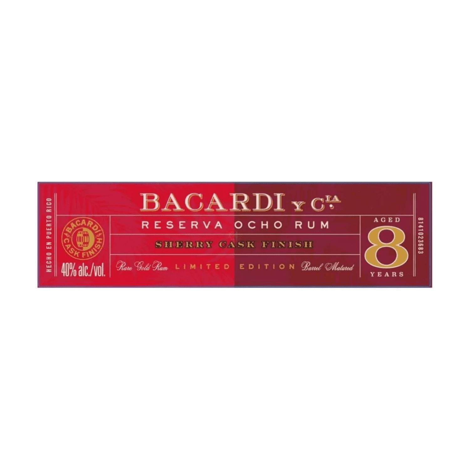 Bacardi 8-Year Reserva Sherry Cask Finish Rum, 750 ml 43% ABV - Walmart.com