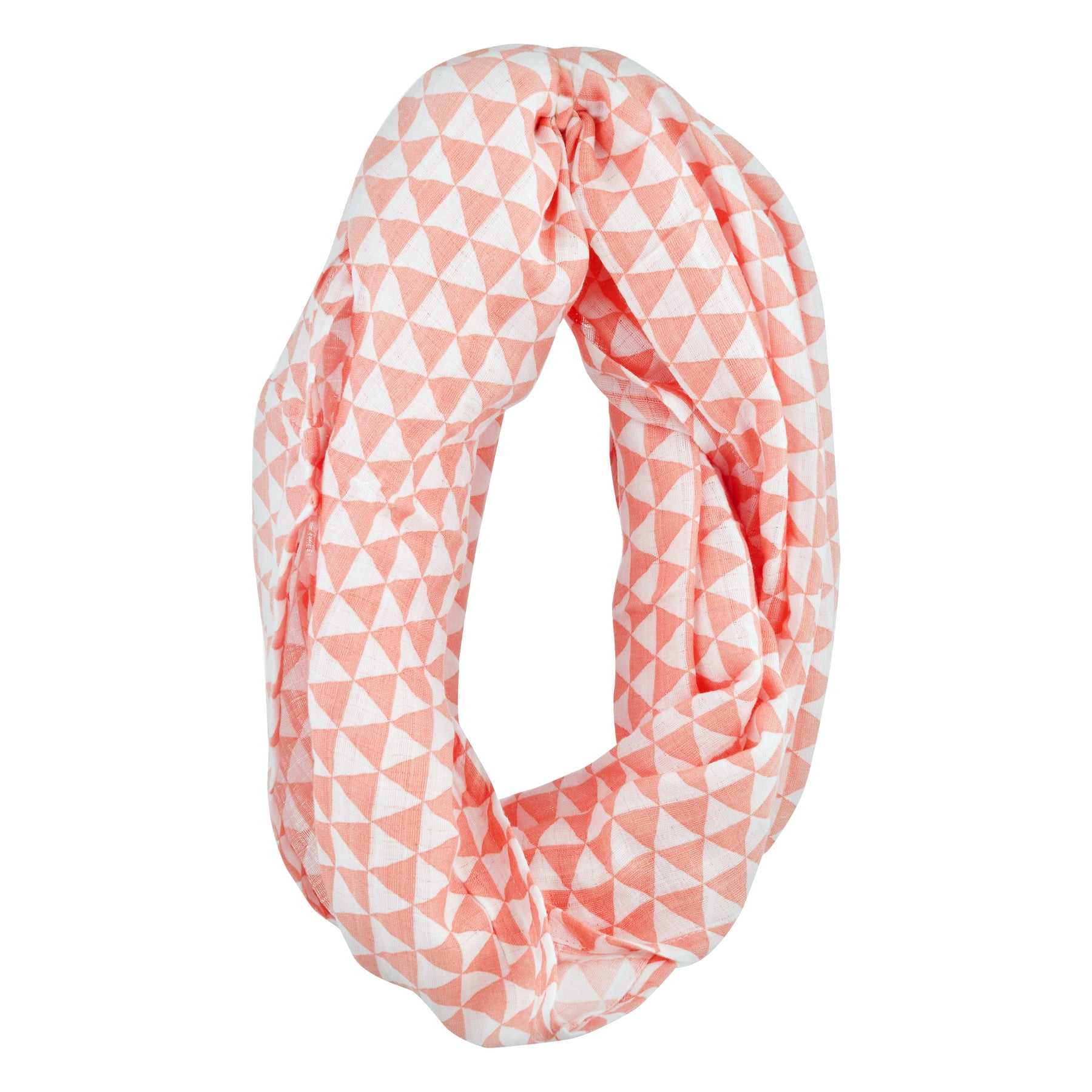 Bacati Muslin Nursing Scarf, Coral Tribal Triangles, 1.0 CT - Walmart.com