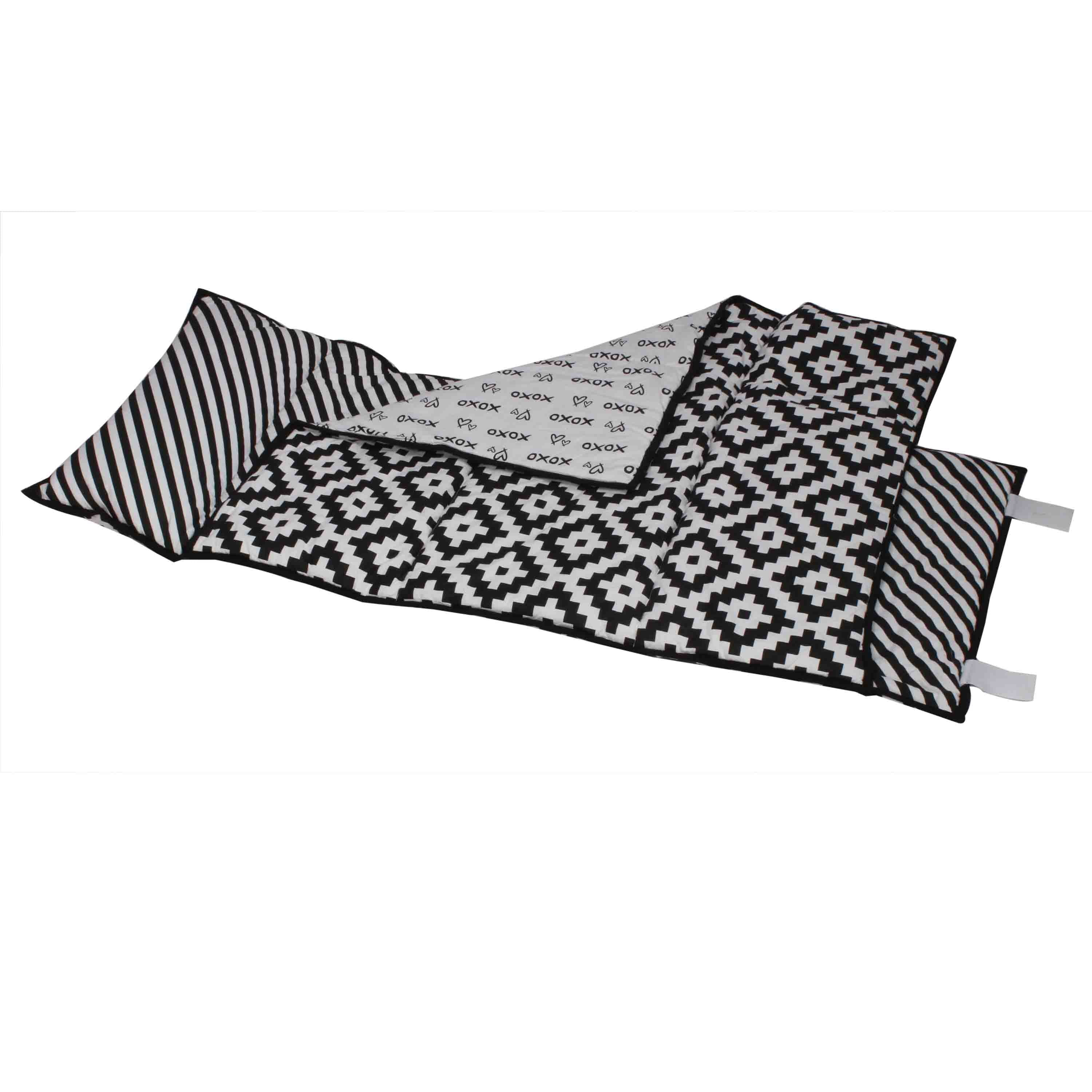 Bacati - Toddlers Daycare/Sleepover Nap Mat with Pillow & Blanket ...