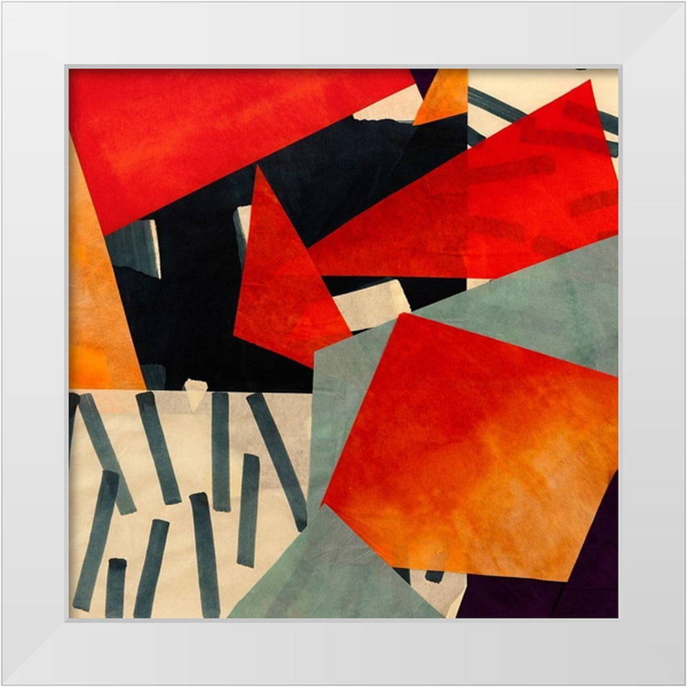 Bacci, Leonardo 20x20 White Modern Wood Framed Museum Art Print Titled ...