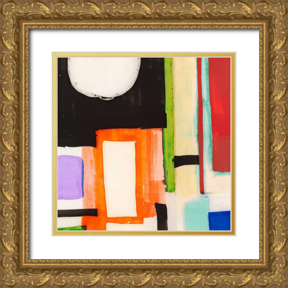 Bacci, Leonardo 26x26 Gold Ornate Wood Framed with Double Matting ...