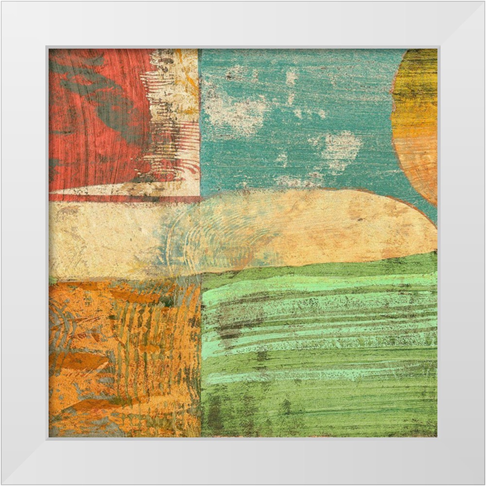 Bacci, Leonardo 26x26 White Modern Wood Framed Museum Art Print Titled ...