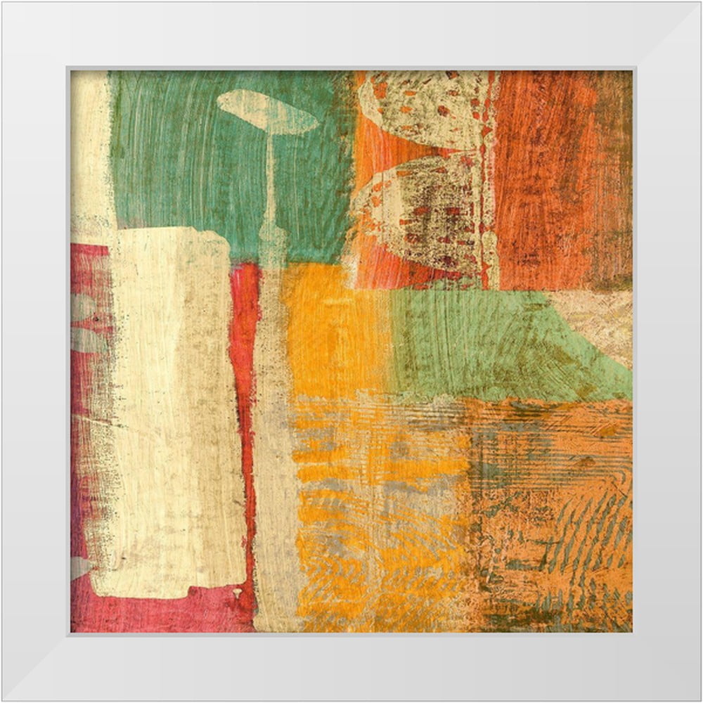 Bacci, Leonardo 26x26 White Modern Wood Framed Museum Art Print Titled ...