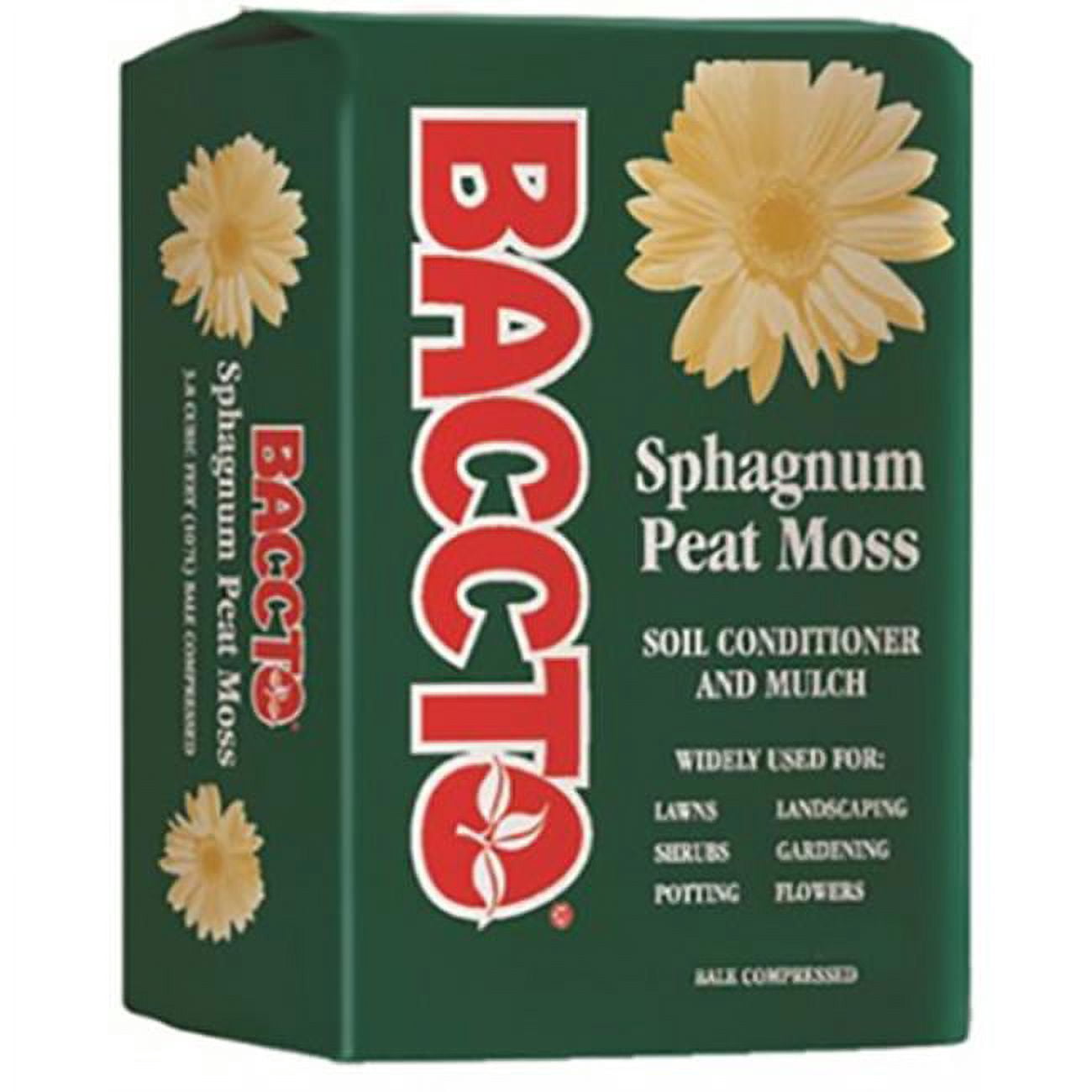 Baccto 1638 3.8 cu ft Baccto Peat Moss Sphagnum - Walmart.com