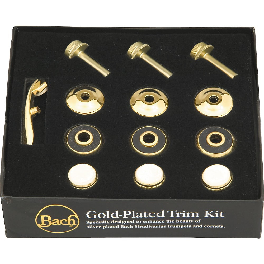 Bach 1811G Trumpet Trim Kit Standard Gold - Walmart.com