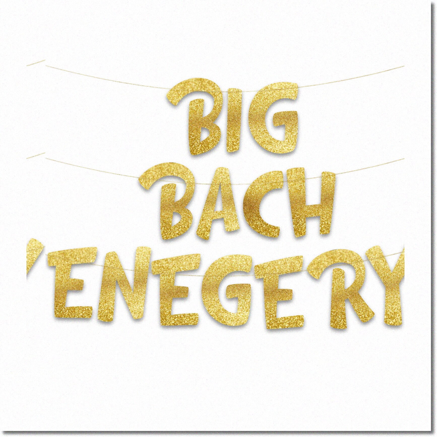 Bach Bash Bonanza: Glitzy Gold Banner for Bachelorette & Bachelor Party ...