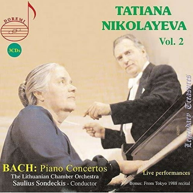 Bach,J.S. / Nikolayeva / Senkov - Tatiana Nikolayeva Plays Bach Piano Concertos 2 - Music ...
