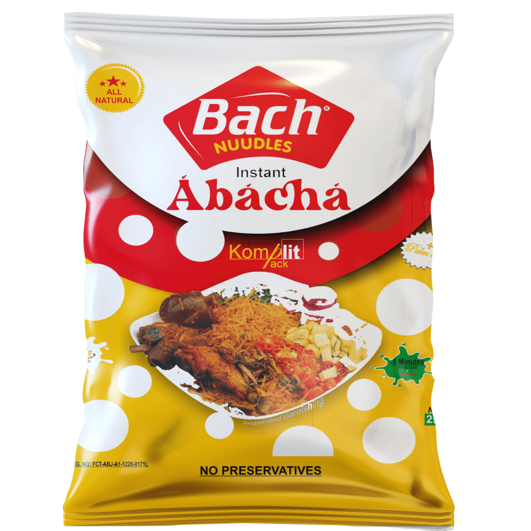 Bach Nuudles Instant ABACHA - All-In-One Ready-2-Eat Plant Based ...