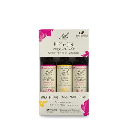 Bach Original Flower Remedies, Hope & Joy Kit, For Comfort & Optimism ...