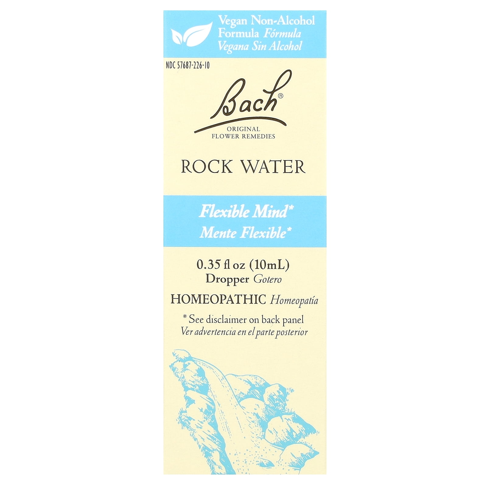 Bach Original Flower Remedies, Rock Water, 0.35 fl oz (10 ml) - Walmart.com