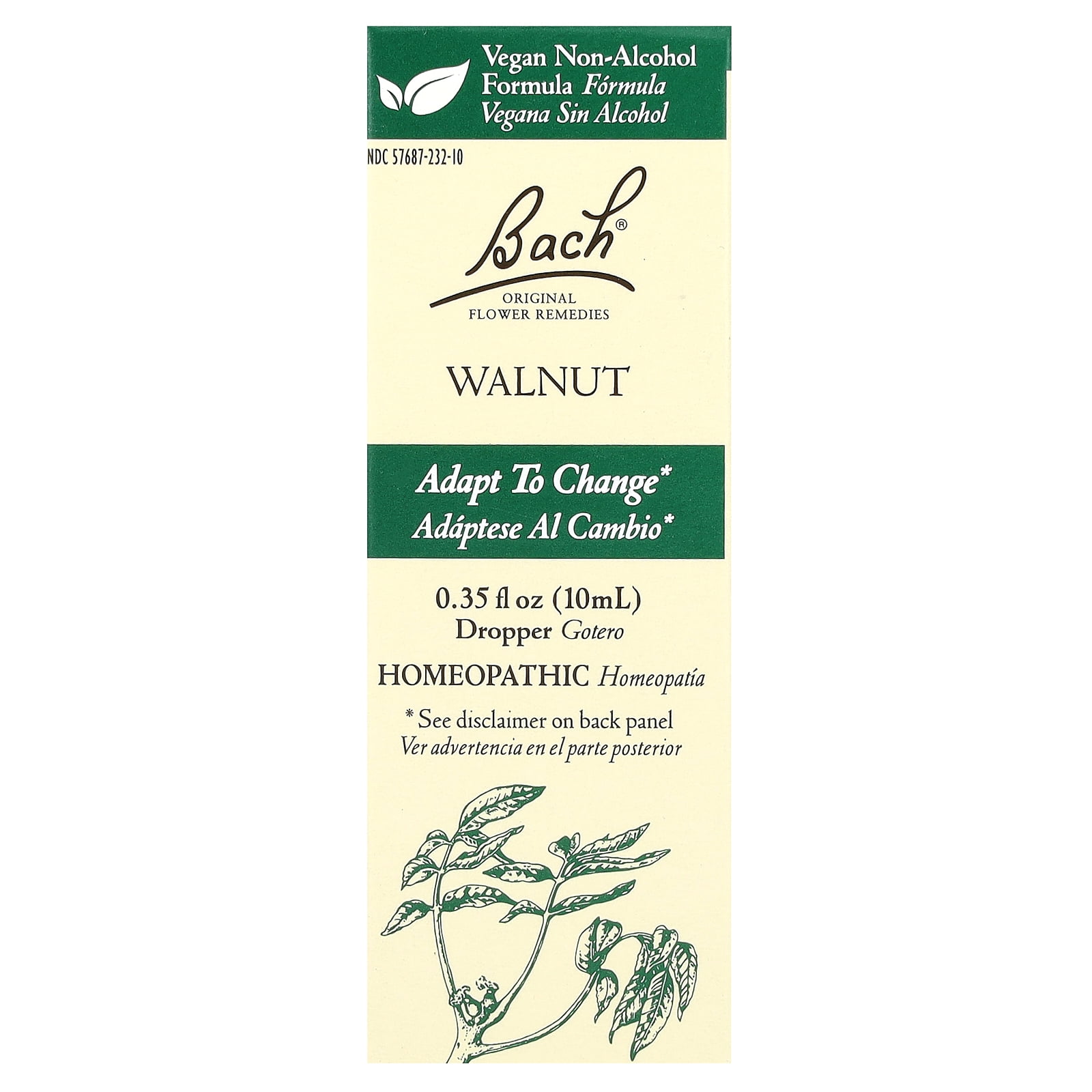 Bach, Original Flower Remedies Walnut, 0.35 fl oz, Adapt To Change ...