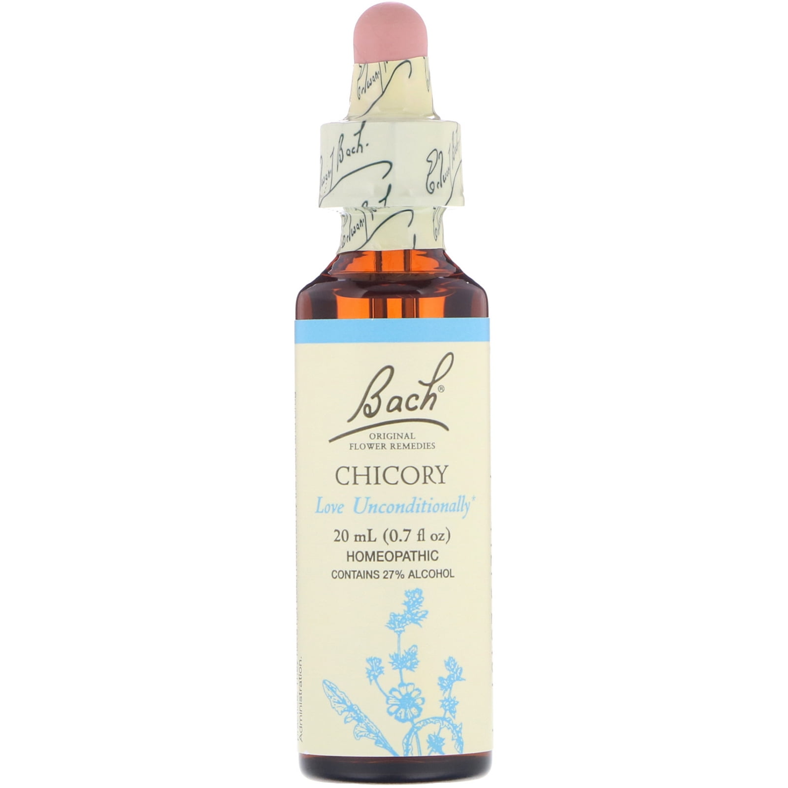 Bach Original Formulas Flower Remedies Drops, Chicory, 0.7 Fl Oz ...