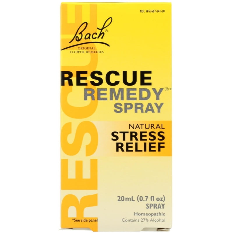 Bach Rescue Remedy Calming Spray, 20mL, Natural Stress Relief ...