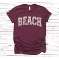 Bach Sea Shells Shirt, Varsity Beach Tee, Trendy Summer Vacation Shirt ...