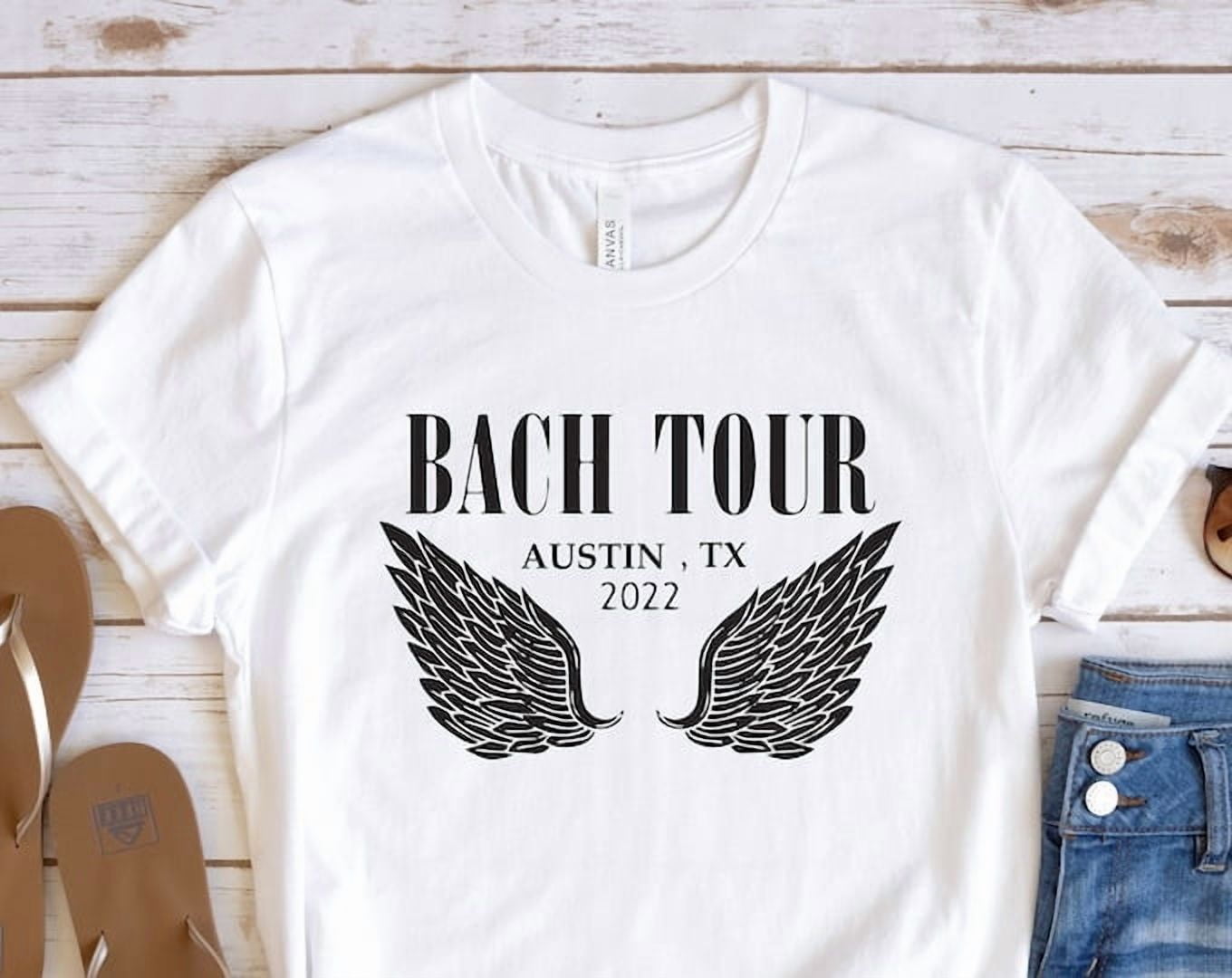Bach Tour, Rock and Roll Bachelorette, Party Tees, Angel Wings, Rocker ...